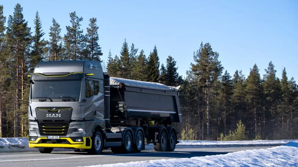 MAN hTGX com motor de combustão a hidrogênio | Frota&Cia